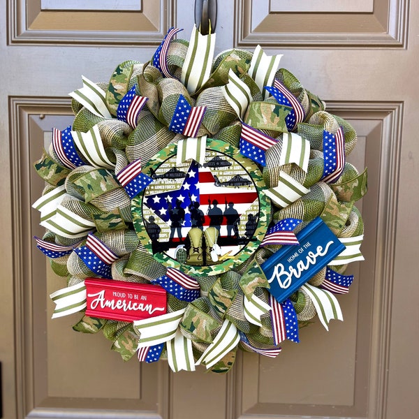 Military Wreath - Etsy
