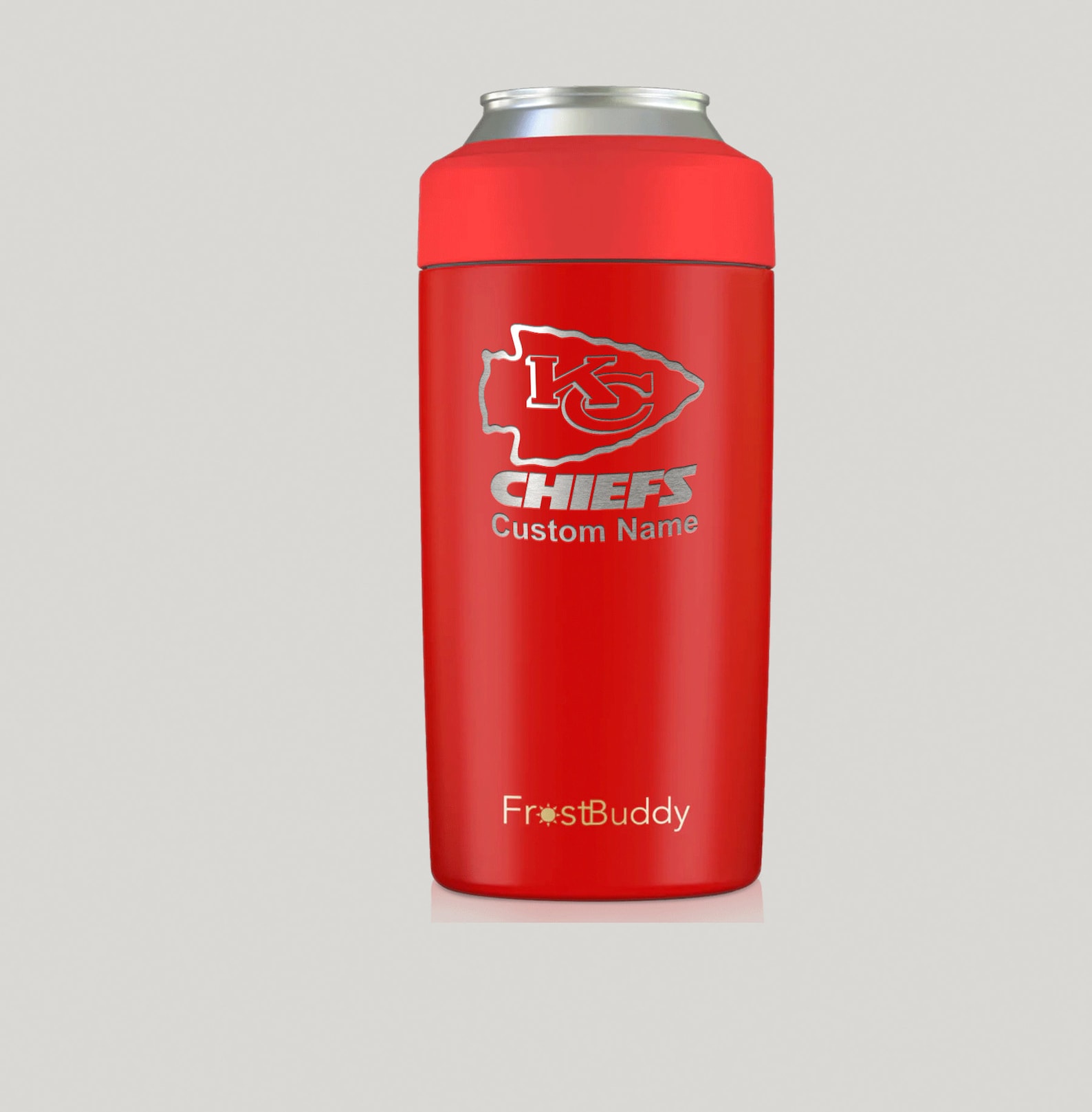 Frost Buddy - Kansas City Chiefs Custom Engraved Can Cooler Fits 12oz ...