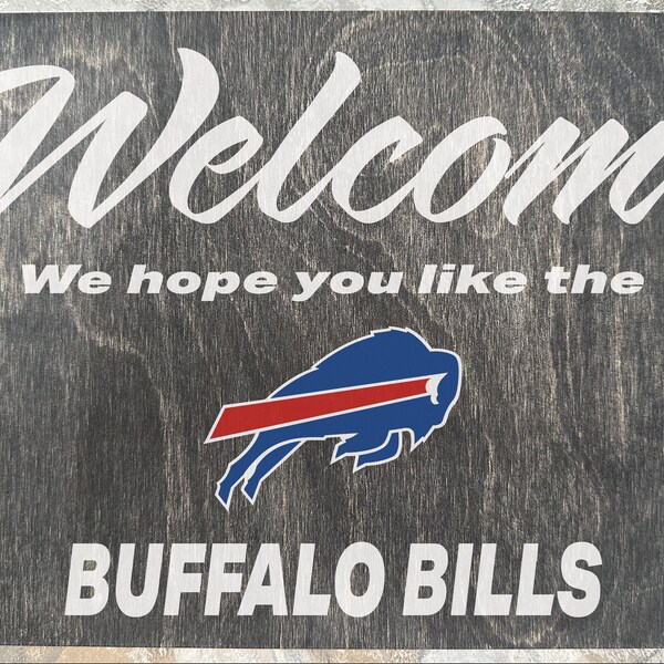 Buffalo Bills Door Hanger Sign - Etsy