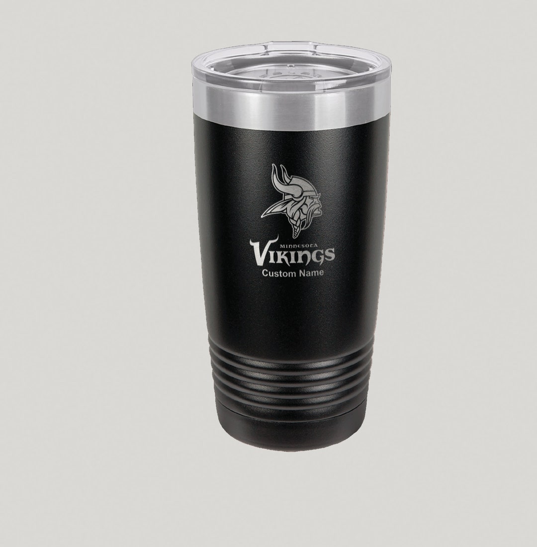20oz Minnesota Vikings Custom Engraved Travel Mug - Etsy