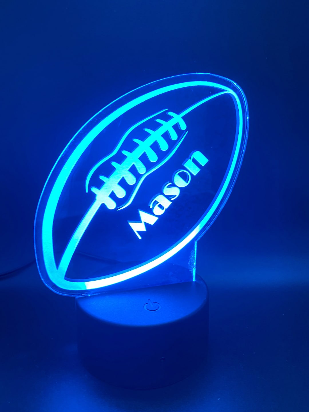 Custom LED Football Night Light 3D LED Acrylic Lamp - Etsy