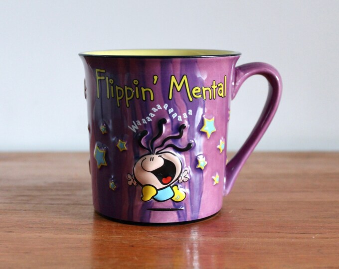 Retro 'flippin' Mental' Bubblegum Mug, 2000 | Collectable Mug, 90s Kid ...