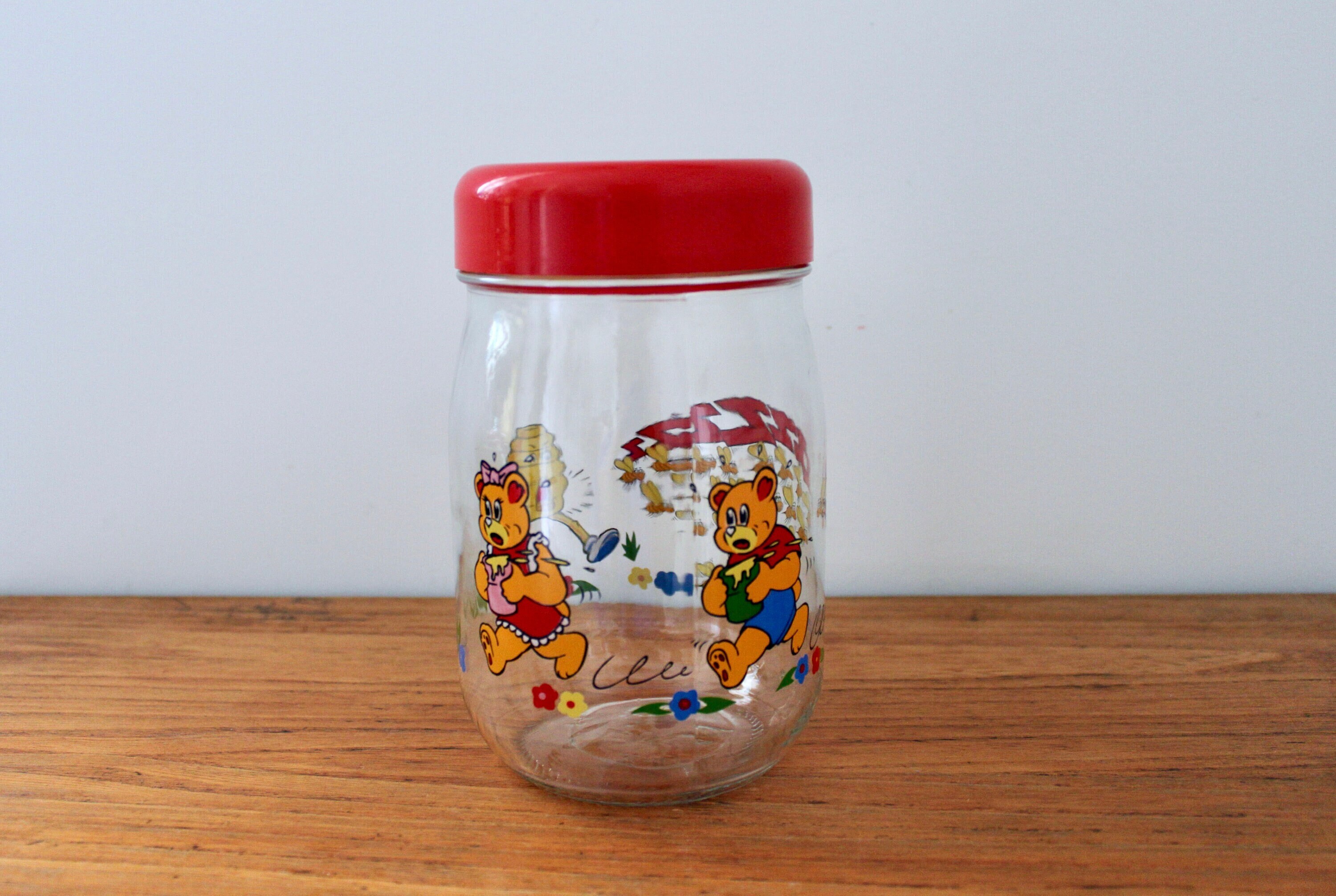 French Le Parfait Jar With Bears With Honey Pots and Bee - Etsy