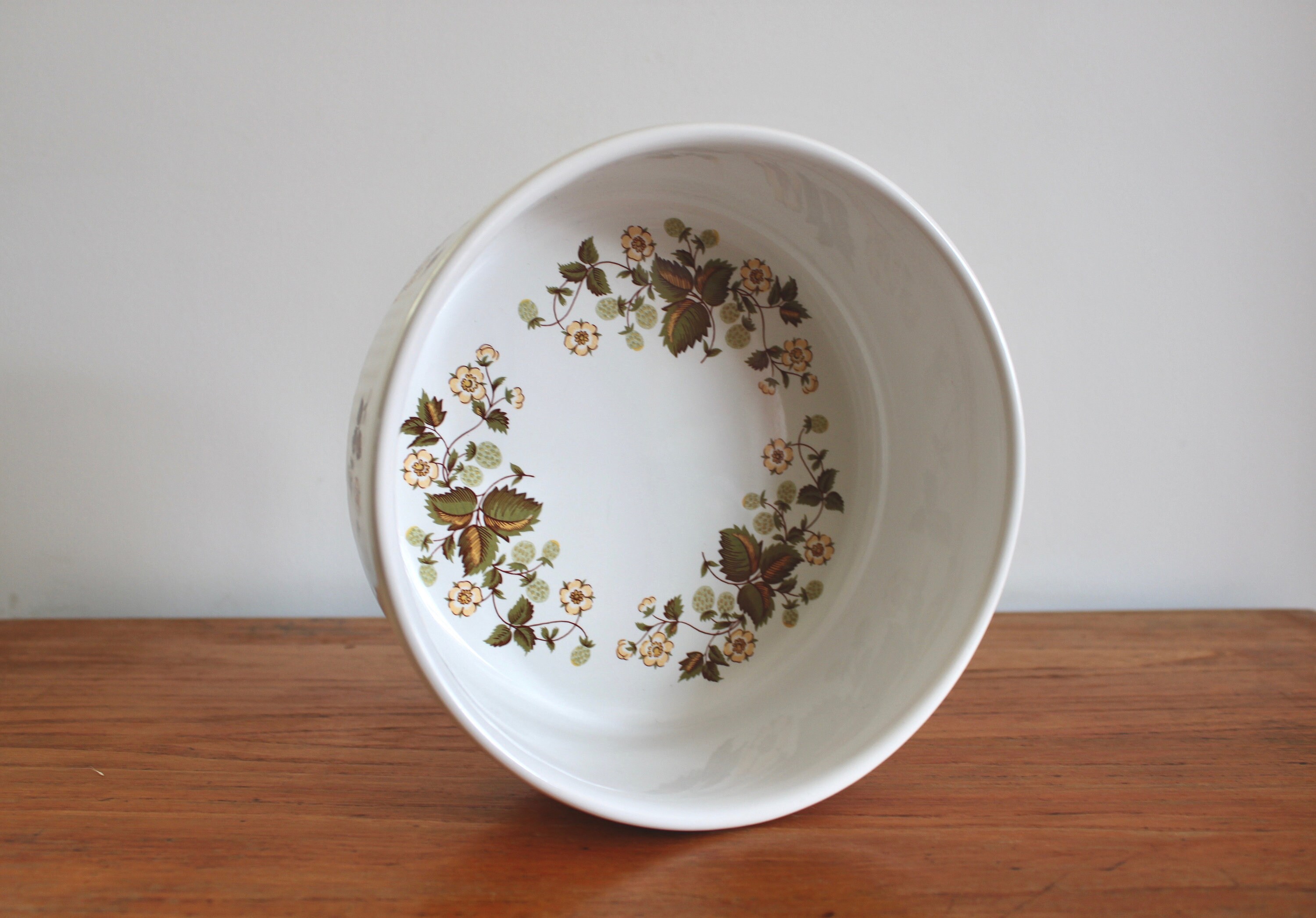 Retro Floral Casserole Dish Milton Brook 70s Oven Dish | Etsy