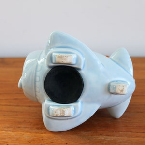 Kitsch Bear in a Plane Money Box Money Bank, Kitsch Money Box, Ceramic ...