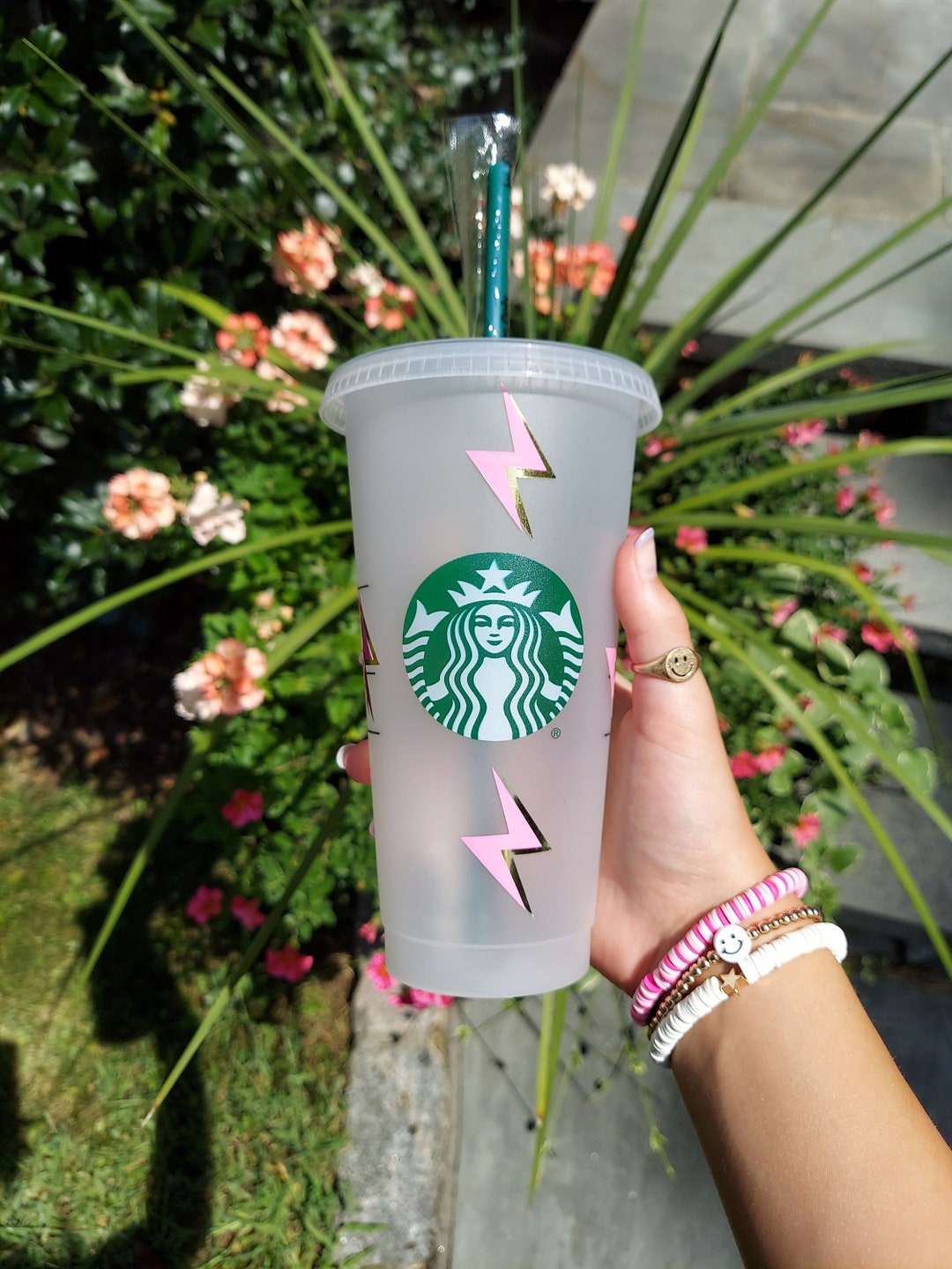 Starbucks Preppy Lightning Bolt Cup - Etsy