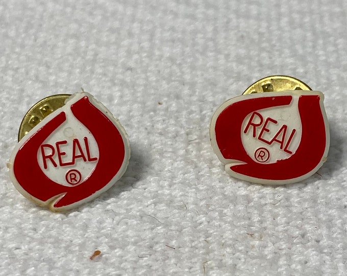 2 Real Dairy Logo Pins - Etsy
