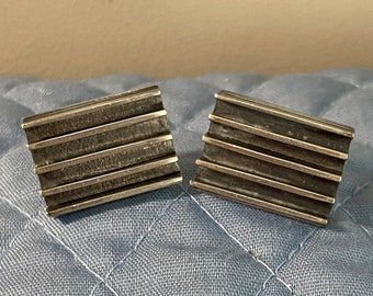 1950s Sterling Silver Miguel Garcia Martinez Cufflinks Signed Taxco ...