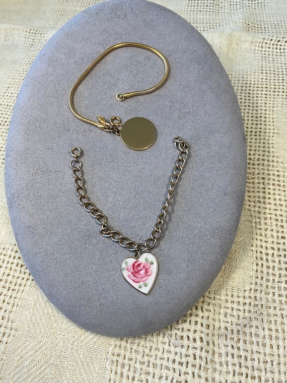 2 Vintage Signed Sarah Coventry Gold Tone Bracelets W… - Gem