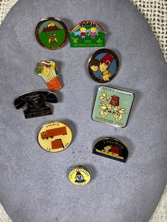 9 Shriner Potentate Lapel Pins | Etsy