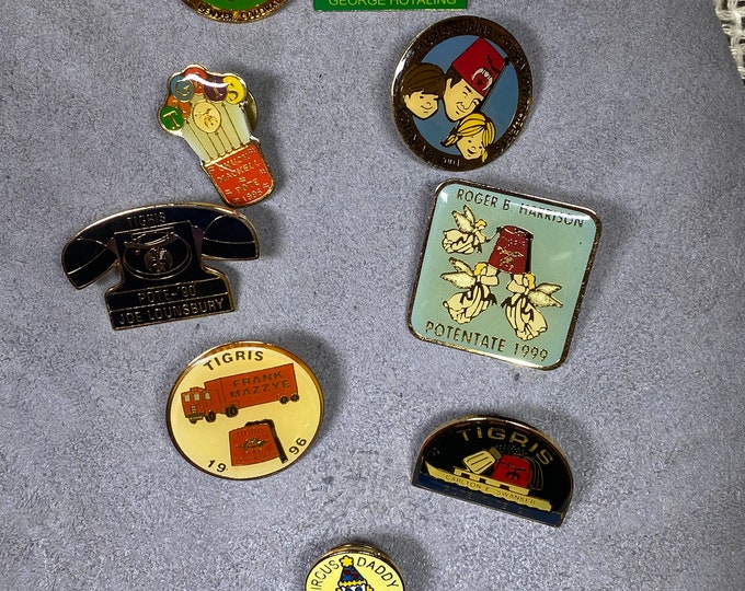 9 Shriner Potentate Lapel Pins - Etsy