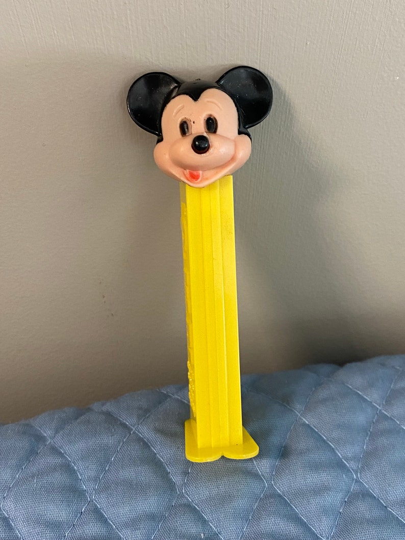 Vintage Mickey Mouse Pez Dispenser Made in Hong Kong - Etsy