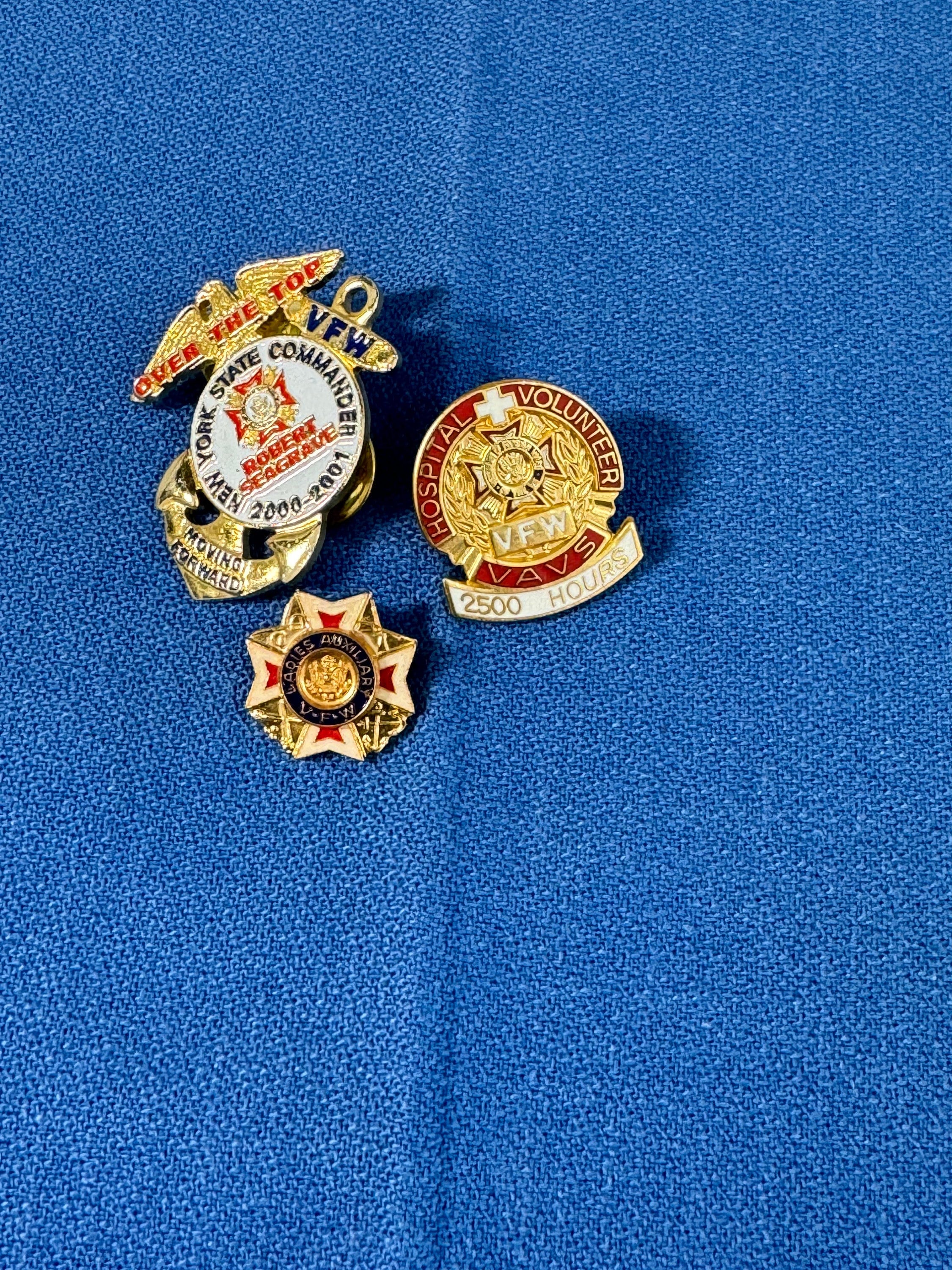 3 VFW Service Lapel Pins - Etsy