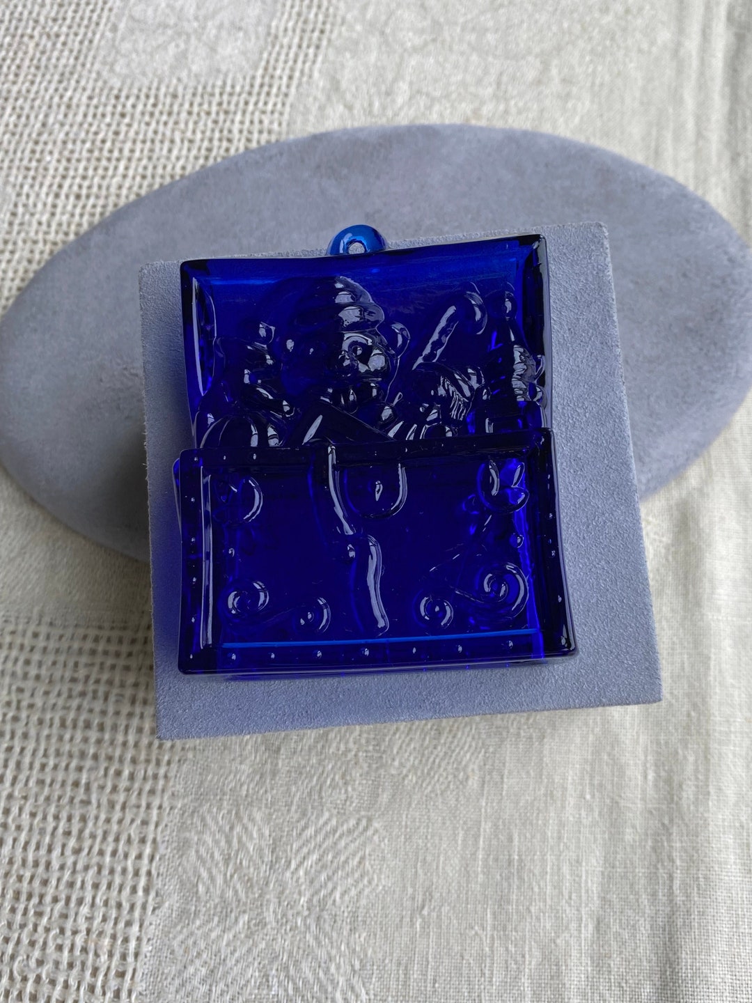 Cobalt Blue "toy Box" Sun Catcher - Etsy
