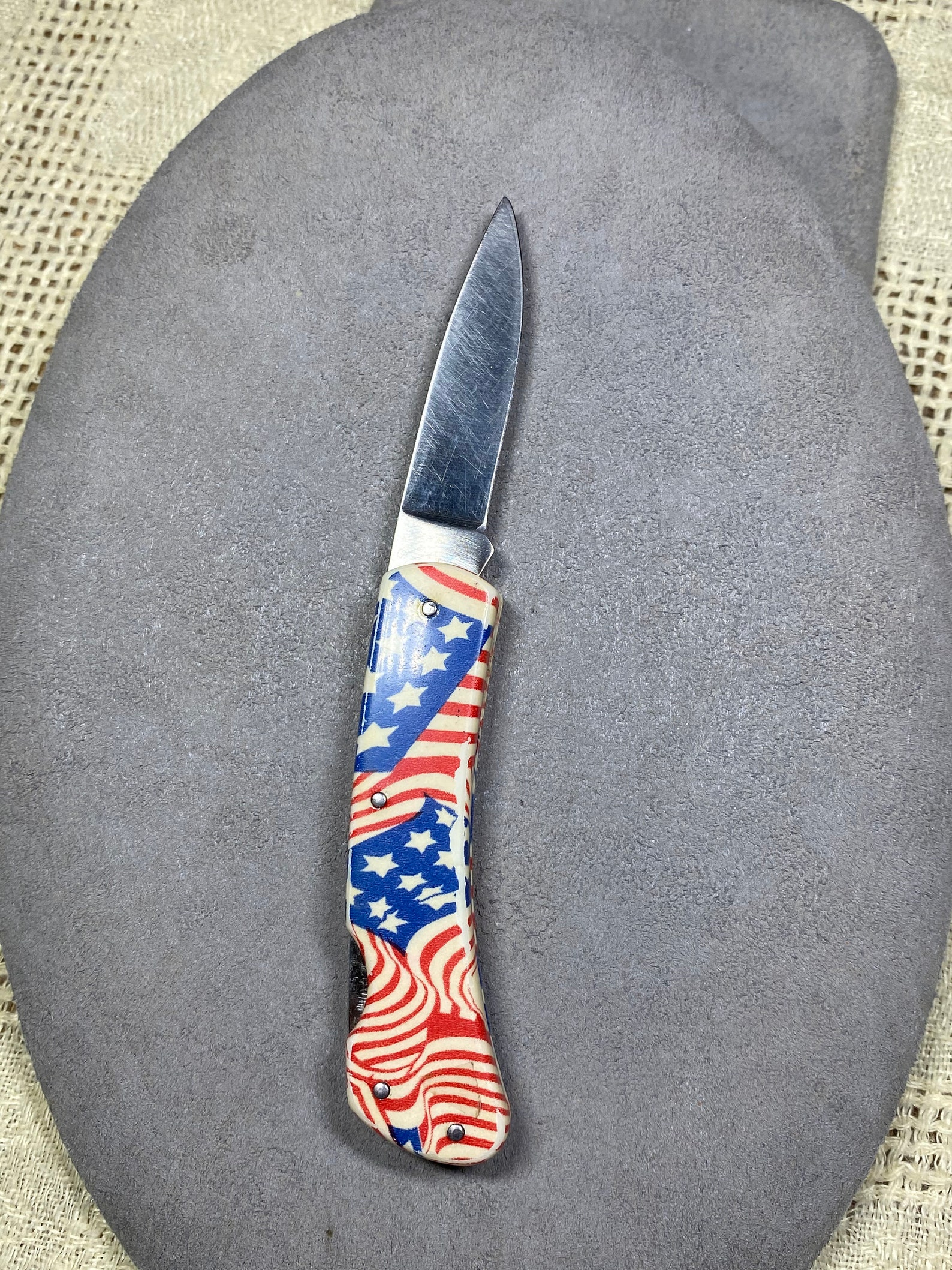 Nra American Flag Pocket Knife Etsy