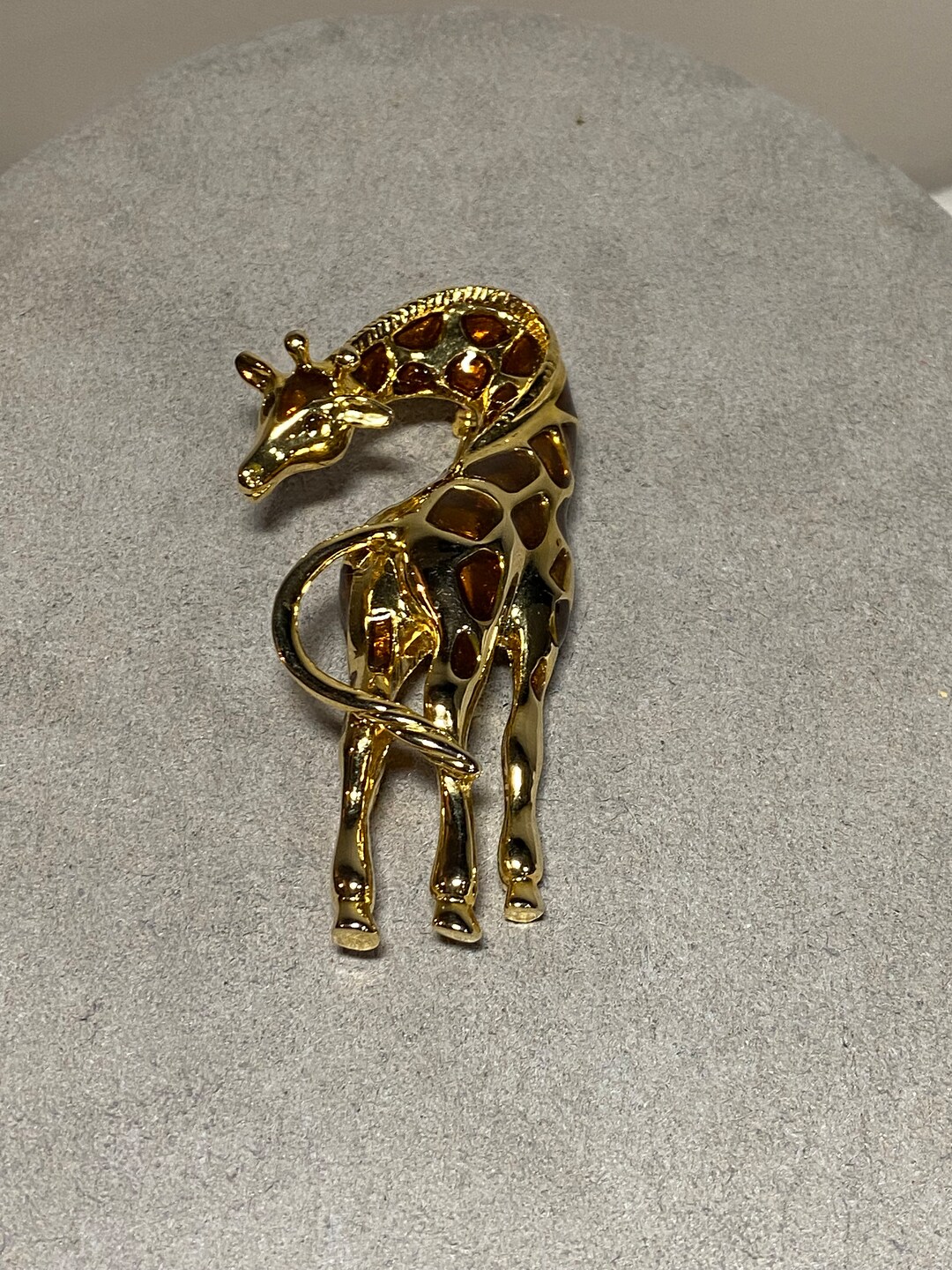 Vintage Giraffe Brooch - Etsy