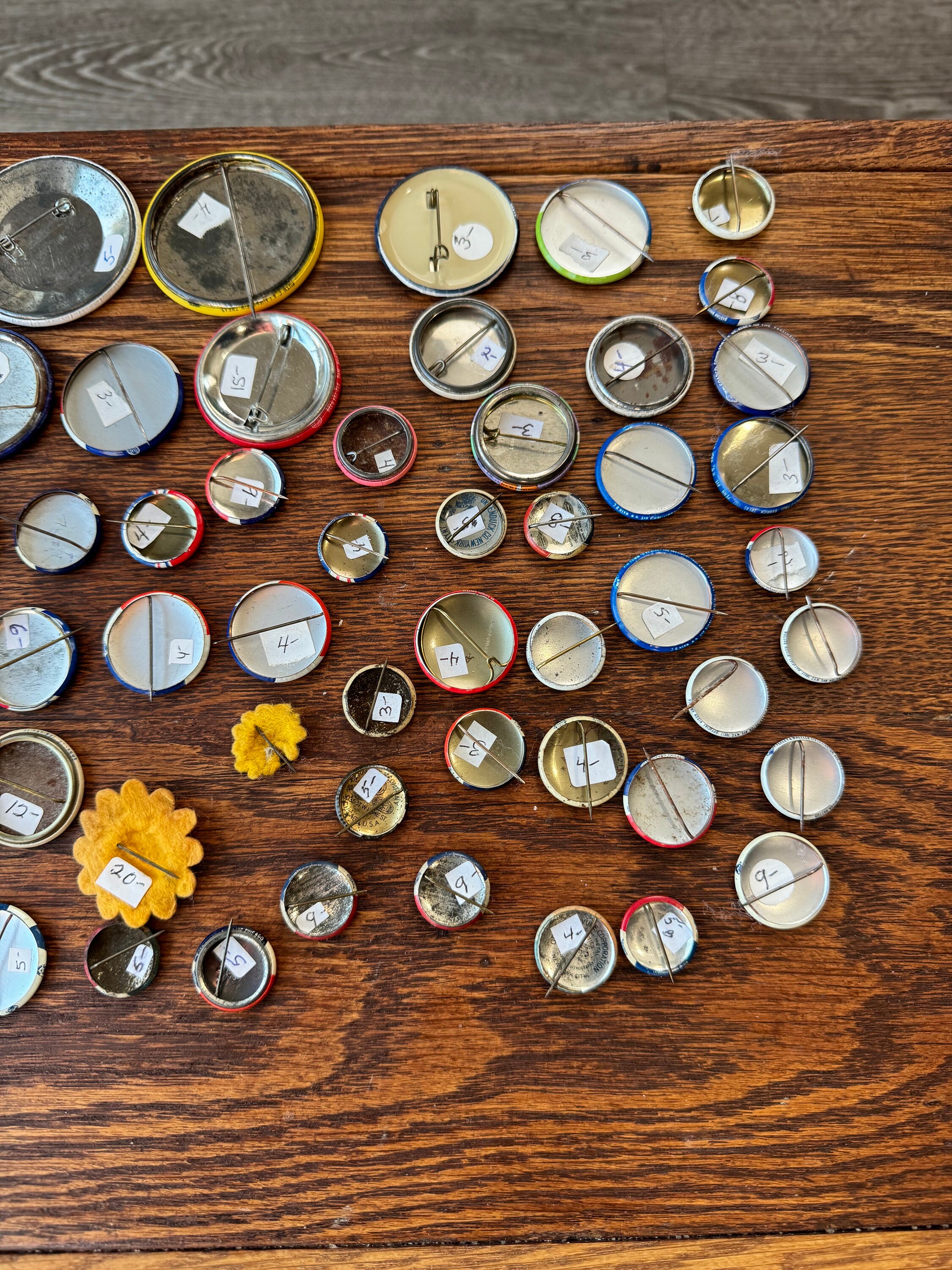 Vintage 58 Political Buttons (some Are Antique) - Etsy