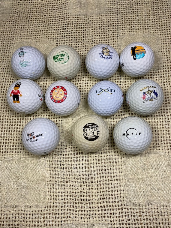 11 Logo Golf Balls | Etsy
