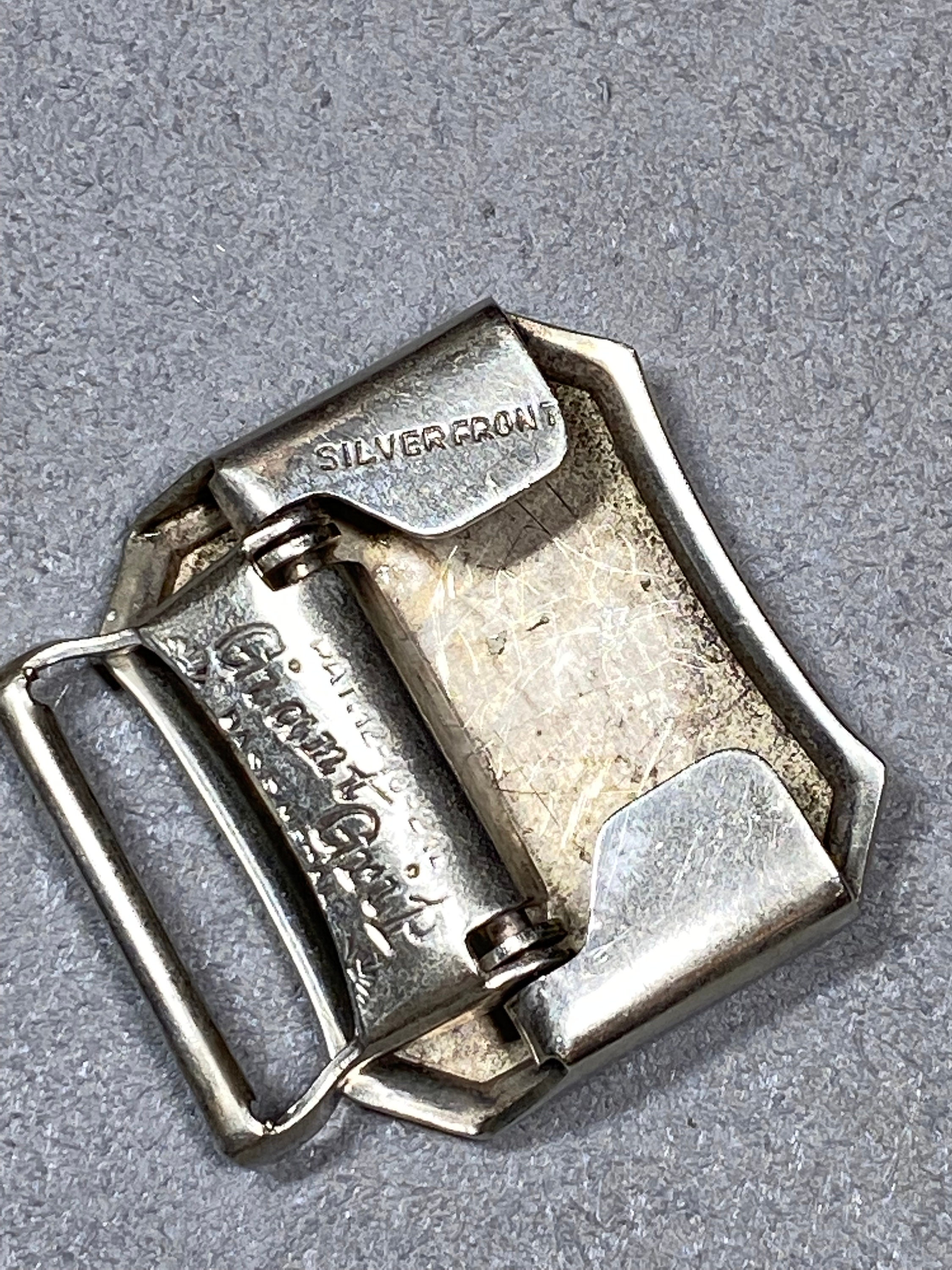 Vintage Giant Grip Silvertone Letter "s" Belt Buckle - Etsy