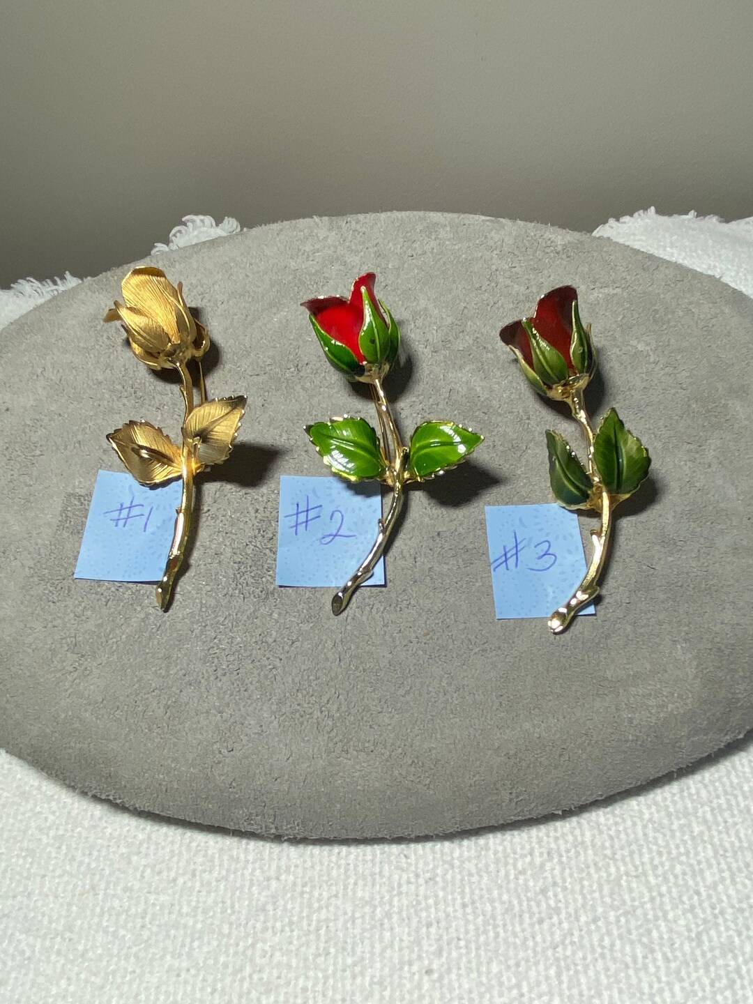 Choice of Vintage Giovanni Rose Brooches - Etsy