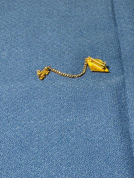 1970 Vintage Library Tie Tack/Lapel Pin - Gem