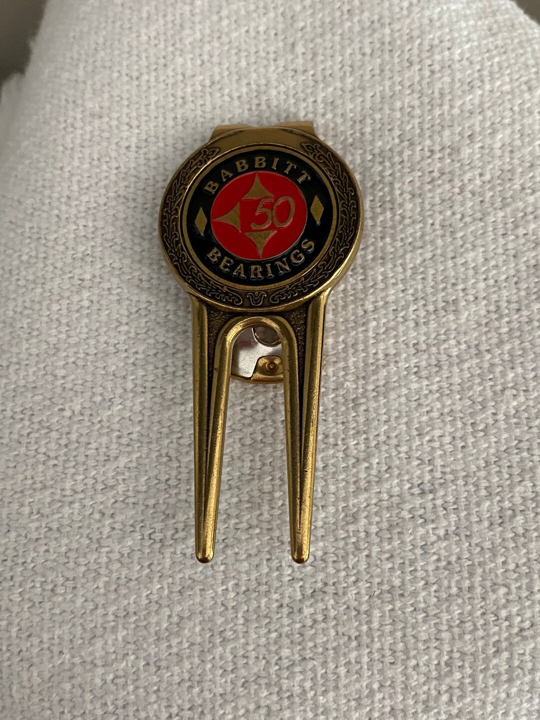 Brass Golf Divot Tool With Ball Marker and Money Clip - Etsy