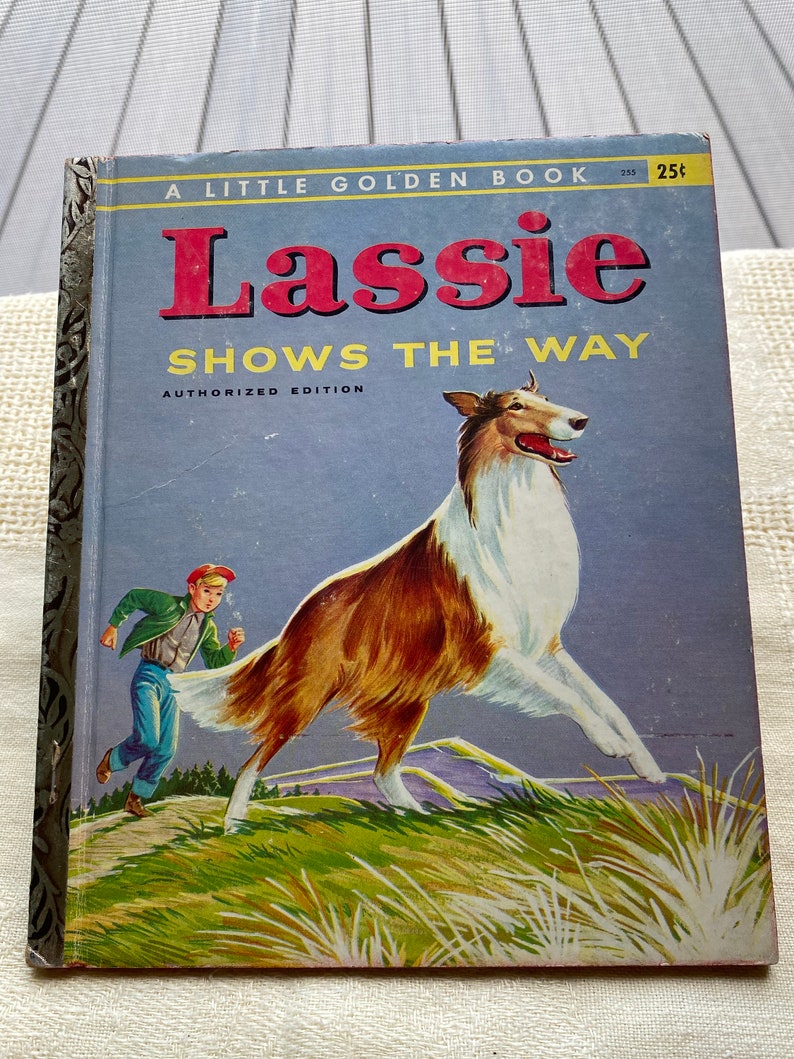 First Edition (A) Lassie Shows the Way - A Little Golden Book - Etsy