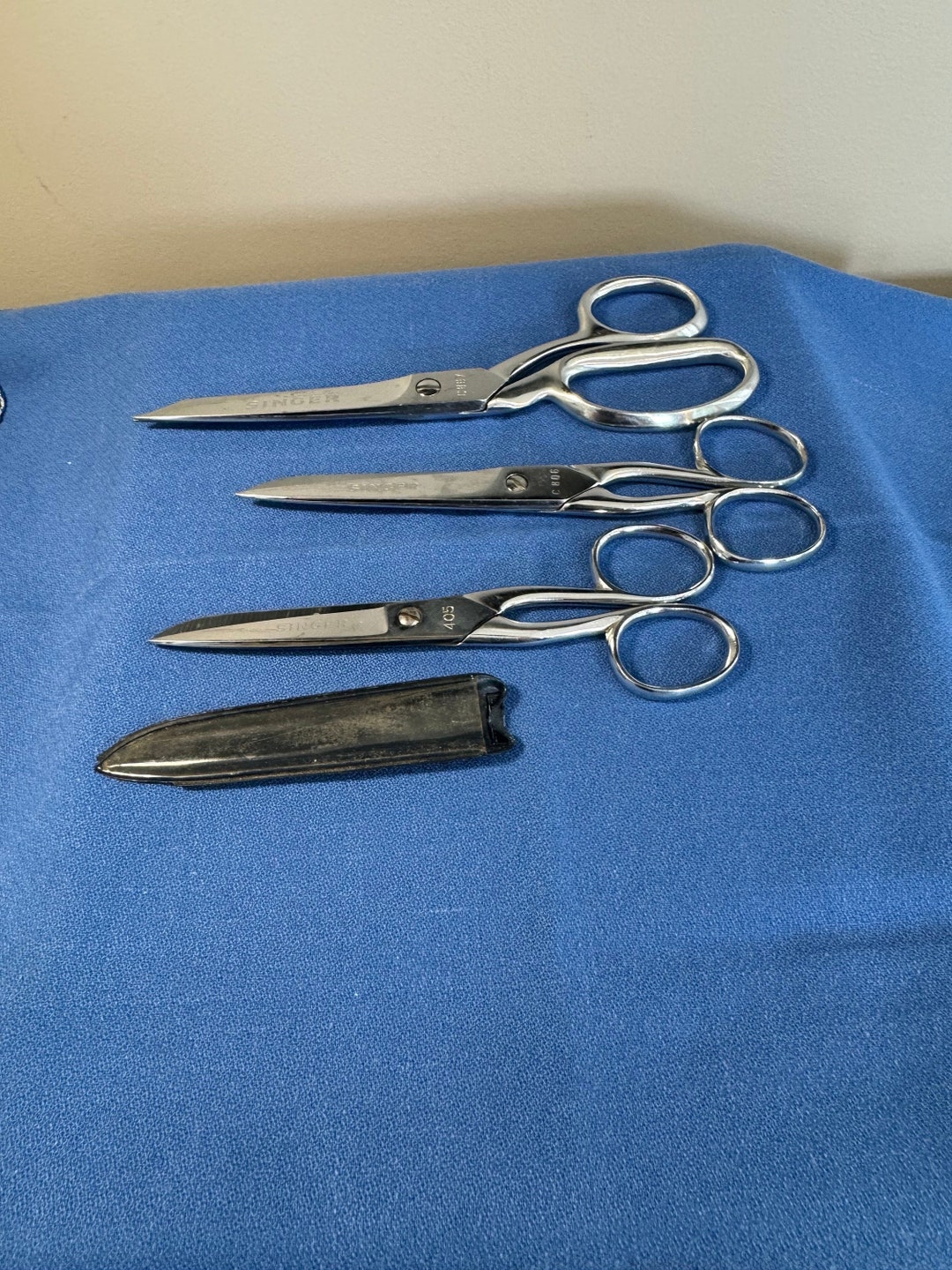 3 Vintage Pairs of Singer Brand Sewing Scissors - Etsy