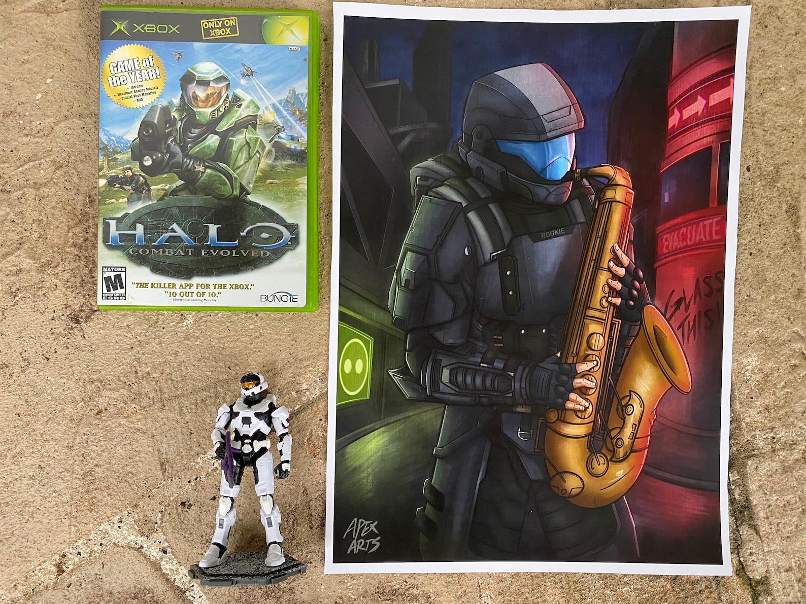 Halo 3: ODST Saxophone Print | Etsy