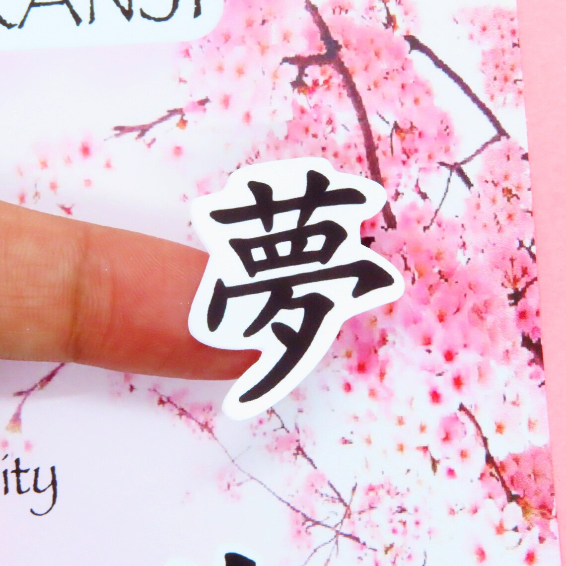 Japanese Kanji Sticker Sheet With Translations - Etsy