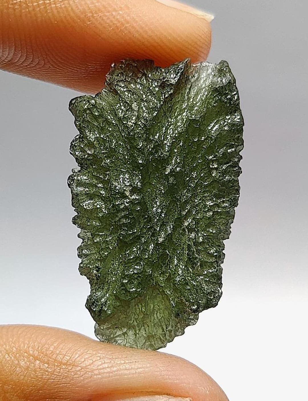 Natural Moldavite (RARE REAL) Genuine Moldavite Green Moldavite Stone ...
