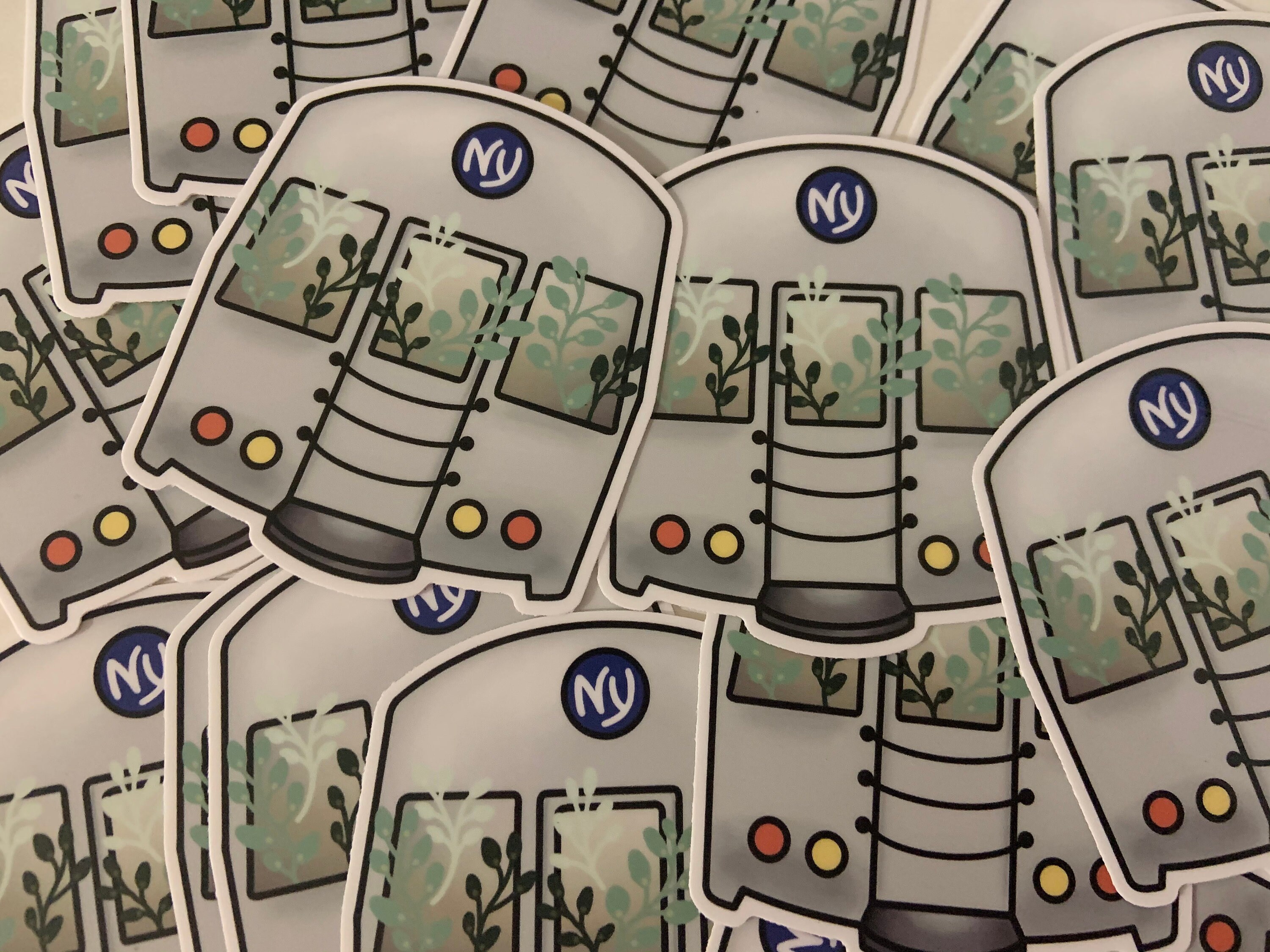 NYC Subway Decal Sticker Waterproof Die Cut Sticker New - Etsy