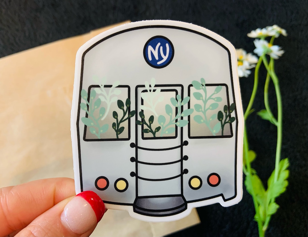 NYC Subway Decal Sticker | Waterproof Die Cut Sticker | New York City ...