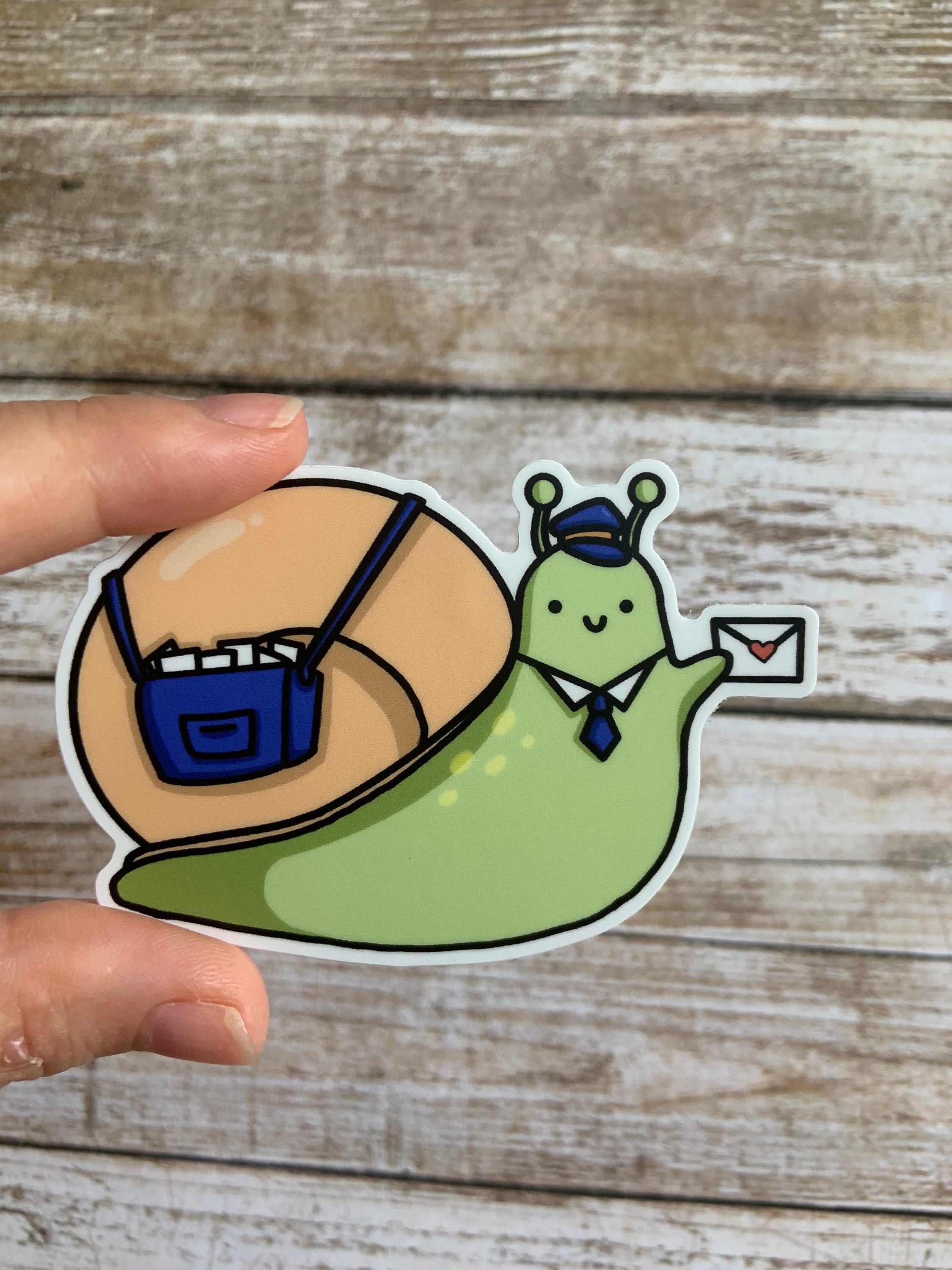 Cute Snail Mail Decal Sticker Die Cut Kawaii Sticker | Etsy