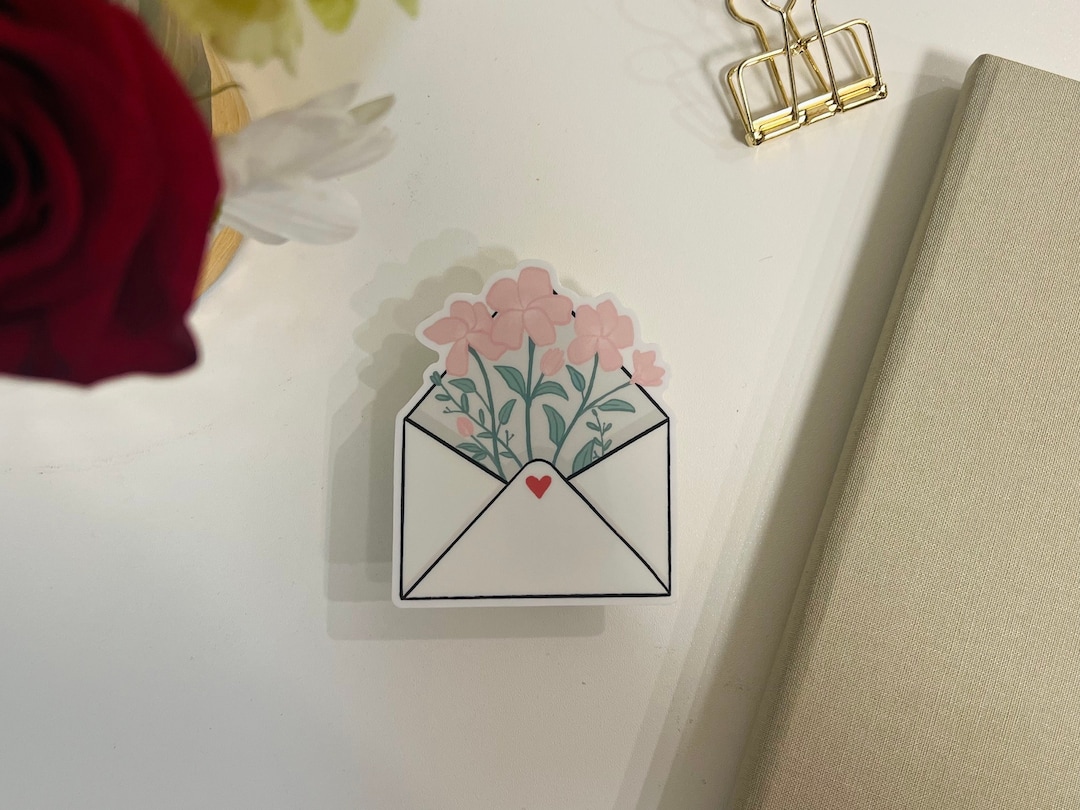 Sending Love Decal Sticker Thinking of You Sticker Love - Etsy