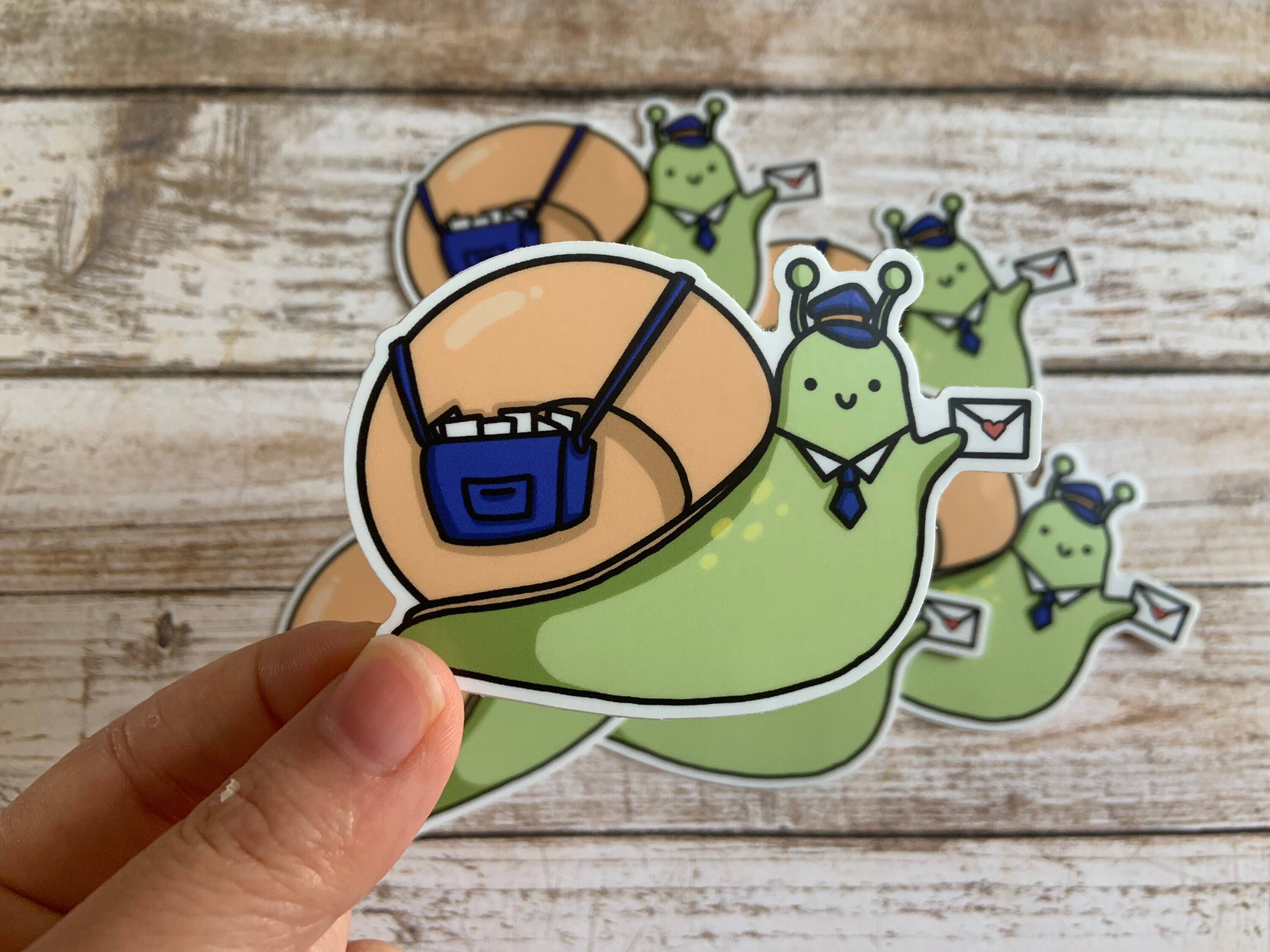 Cute Snail Mail Decal Sticker Die Cut Kawaii Sticker | Etsy