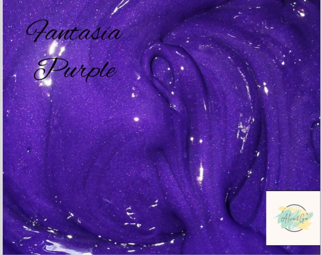 ALVA & GO Heat Set Paint, 30 Ml Color: Purple Fantasy fantasía Purple ...