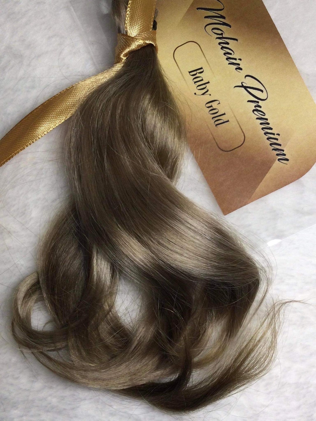 Baby Gold Premium Mohair for Reborn Dolls - Etsy