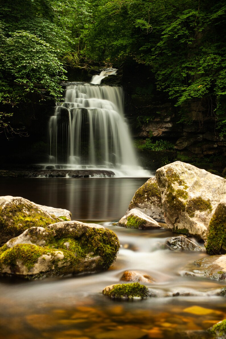 Stunning Waterfall Photography in the Landscape of the Uk - Etsy