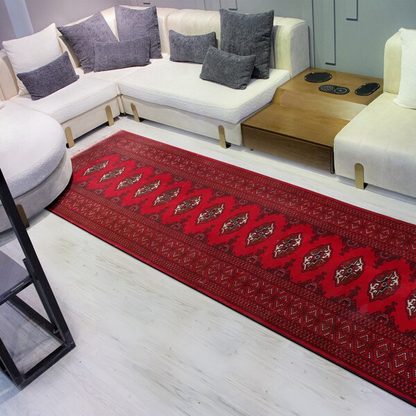 Red Rug Runner - Etsy
