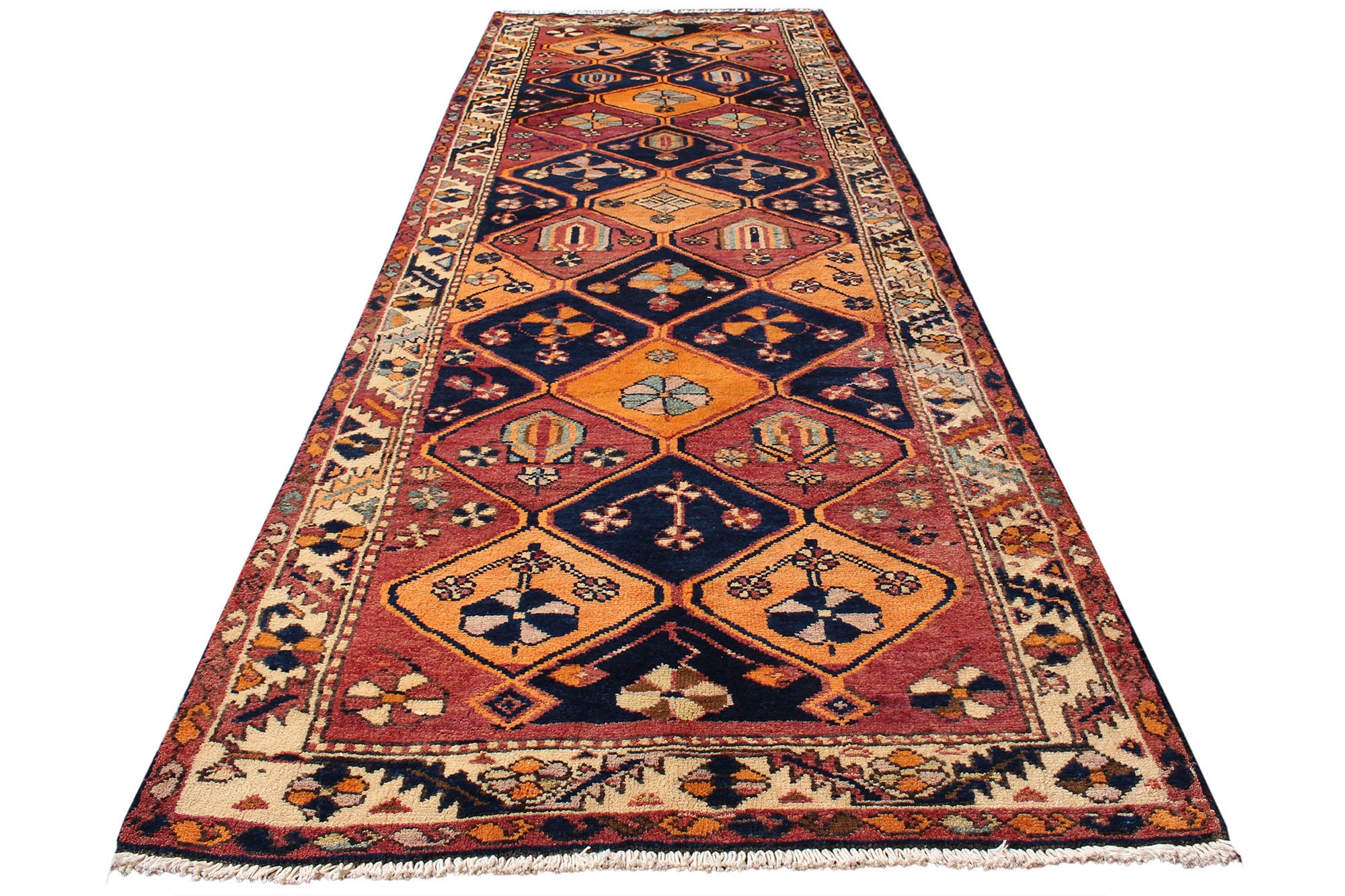 Turkish Runner Rug Unique Handmade Oriental Rug Oushak Vintage | Etsy