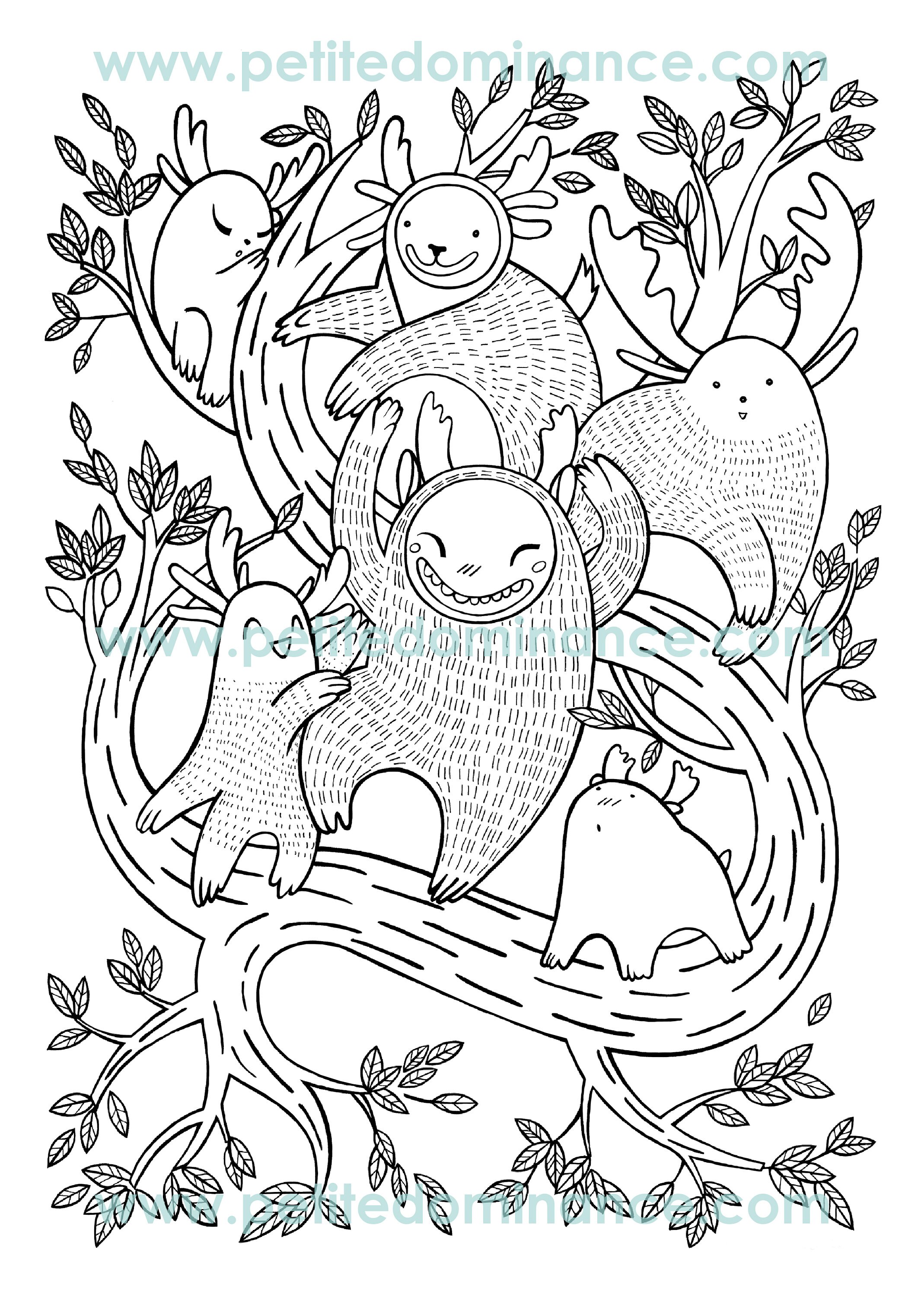 Crazy Color Creatures Coloring Pages Coloring Pages