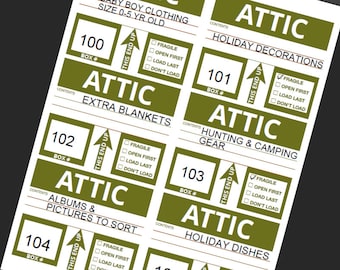 PRINTABLE MOVING LABELS Storage - Etsy