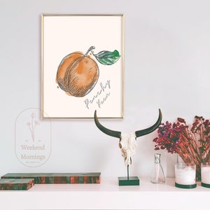 Peachy Keen Downloadable Digital Print - Etsy