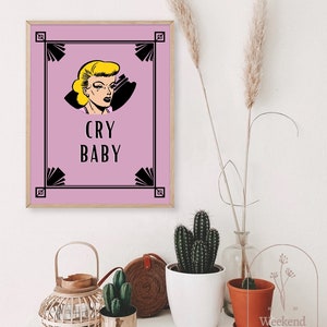 Cry Baby Downloadable Digital Print - Etsy