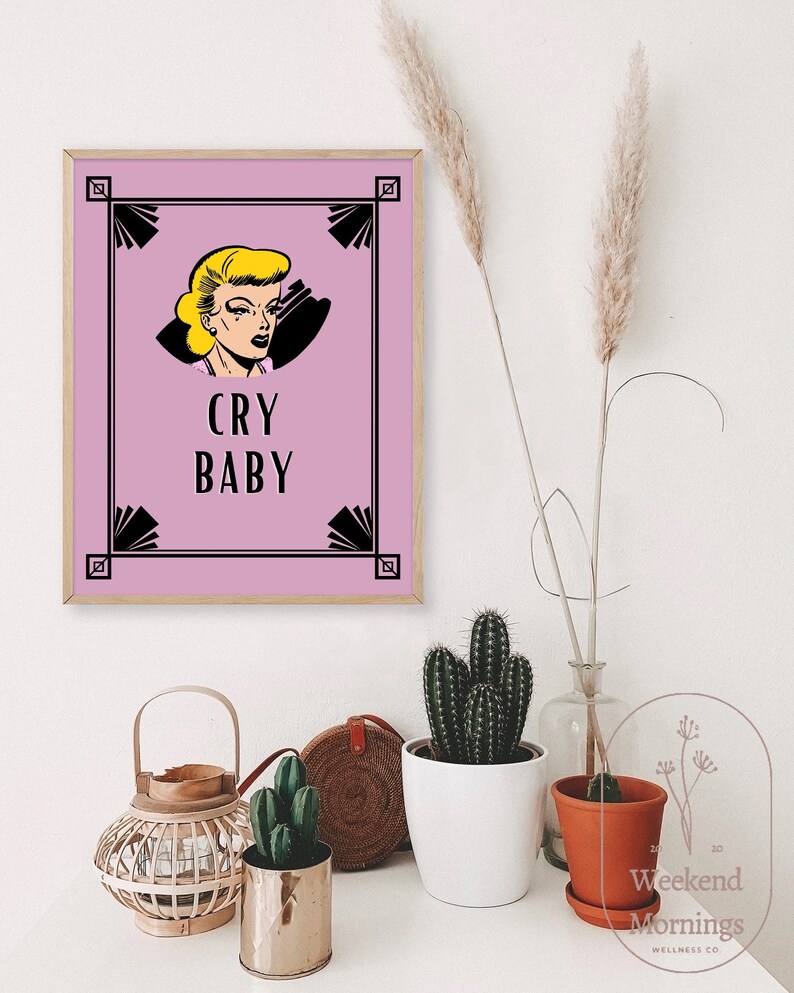 Cry Baby Downloadable Digital Print - Etsy