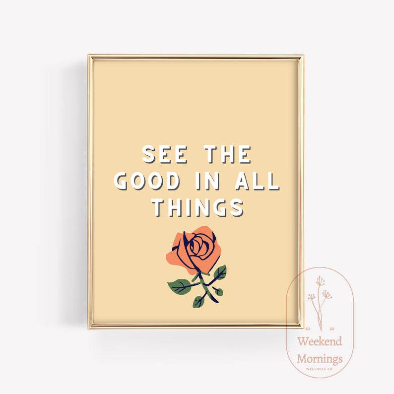 See the Good Downloadable Digital Print - Etsy