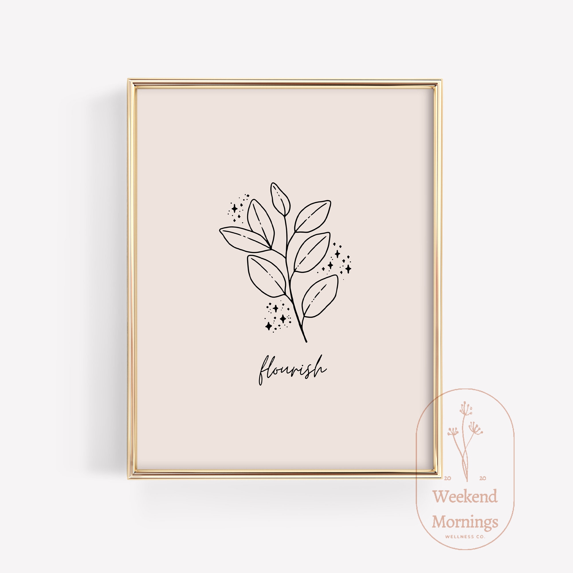 Flourish Downloadable Digital Print - Etsy