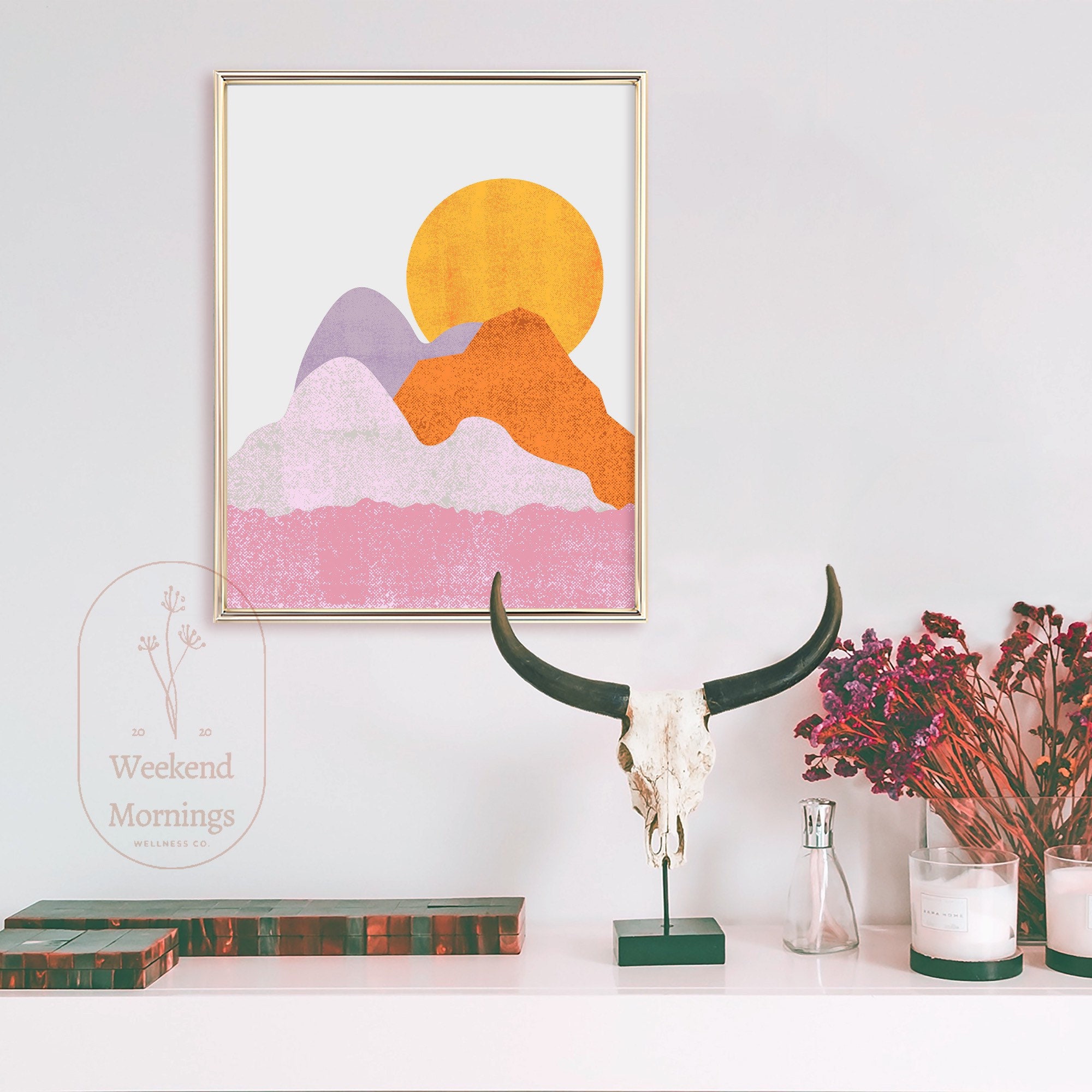 Rising Sun Downloadable Digital Print - Etsy