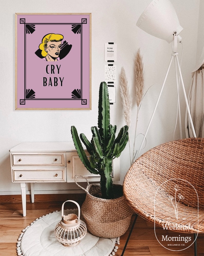 Cry Baby Downloadable Digital Print - Etsy